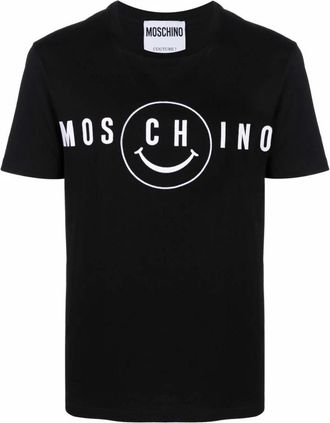 Moschino Homme, Tops, Noir, Taille: M T-shirt 1555