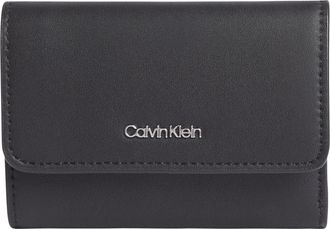 Calvin Klein Damen CK Must Small Trifold W/Zip LV04F1030G Geldbörsen, Schwarz (Black), Einheitsgröße, Schwarz (Schwarz), Einheitsgröße