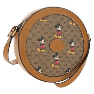 Gucci Pre-owned Kleine GG Canvas Umh&auml;ngetasche - - Pre-owned - Damen - Braun - ONE SIZE