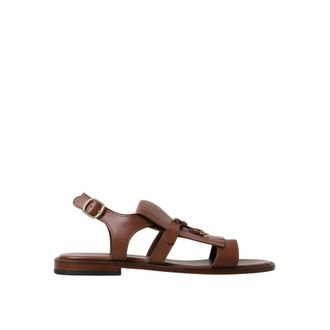 Doucal's Fringe Buckle Sandal - - Shoes - Damen - Braun - 37 EU