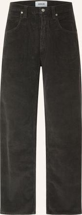 A Gold E Agolde Cordhose Regular Fit grau