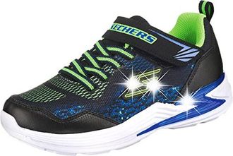 Skechers Boys ERUPTERS III - DERLO Trainers, Black (Black Mesh/Synthetic/Blue & Lime Trim Bblm), 10.5 (28 EU)