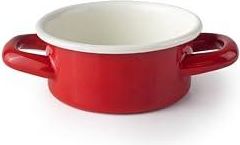 Ibili Bratentopf Fraise, 10 x 5 cm, glasierter Stahl, handgefertigt im Vintage-Stil