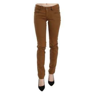 Plein Sud Femme, Jeans, Brun, Taille: W27 Jean Skinny Taille Moyenne en Denim