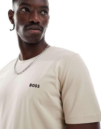 HUGO BOSS Mix Match - T-shirt - Beige-Neutral