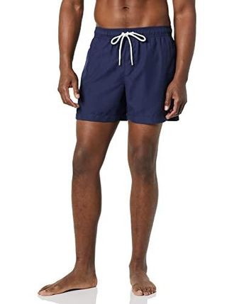 Amazon Essentials Short de Bain de 13cm avec Doublure en Maille, Maillot de Bain pour la Natation et la Plage Homme, Bleu Marine, XXL