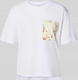 Fynch-Hatton T-Shirt mit Rundhalsausschnitt und Brusttasche