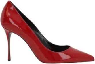 Sergio Rossi Femme, Chaussures, Rouge, Taille: 38 1/2 EU Escarpins Godiva &agrave; talons