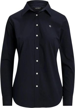 Ralph Lauren Femme, Blouses et Chemises, Bleu, Taille: 42 FR 100% Coton
