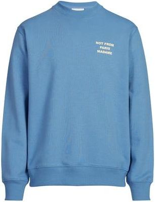 Dr&ocirc;le de Monsieur Sweat brod&eacute; au dos en coton