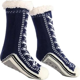 Generico Chaussettes chaudes pour chaussons, chaussettes de sol chaudes | Chaussettes de sol en peluche Chaussettes de pantoufles doux,Chaussettes de neige uni