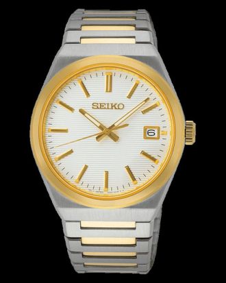 Seiko 3 Zeiger Quarz Herrenuhr SUR558P1