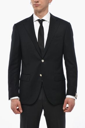 Corneliani Halbgef&uuml;tterter Blazer LEADER aus Schurwolle Corneliani