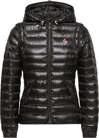 Moncler Moncler Karura 2-in-1 Hooded Short Down Jacket, Women, Black, Size: 00