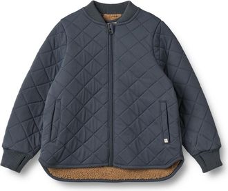 Wheat Unisex Thermo Jacke Übergangsjacke Benni GRS zertifiziert Atmungsaktiv Wasserabweisend Gefüttert, Jungen, Ink, 110