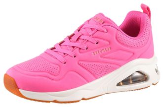 Skechers Sneaker SKECHERS TRES-AIR UNO-AH - MAZING, Damen, Gr. 40, pink, Lederimitat, Schuhe Sneaker, mit Skech-Air Funktion