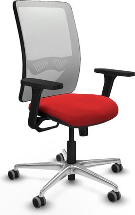 Piqueras y Crespo Telearbeitsstuhl Zulema mit 3D-Armlehnen, h&ouml;henverstellbare Lendenwirbelst&uuml;tze, ausgestattet mit 3 Positionen und Schneidschaum, mit Rollen von 65 mm,