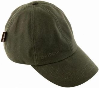 Barbour Gewachste Baumwollwinterm&uuml;tze mit Schirm - - Accessories - unisex - Gr&uuml;n - ONE SIZE