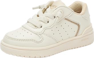 Geox J WASHIBA Girl D Sneaker, LT Ivory, 31 EU