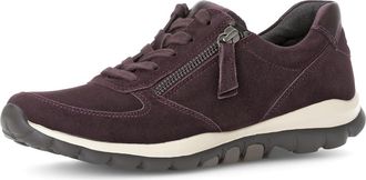 Gabor Damen Low-Top Sneaker, Frauen Halbschuhe,Freizeitschuhe,Turnschuhe,Laufschuhe,schnürschuhe,schnürer,bramble/Melanzana,38.5 EU / 5.5 UK