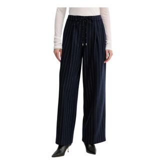 Liviana Conti Femme, Pantalons, Bleu, Taille: 36 FR Pantalon large