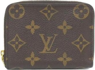 Louis Vuitton unisex, Pre-owned, Brun, Taille: ONE Size Portefeuille en toile Pre-owned