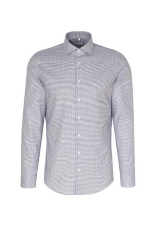 Seidensticker Herren Business Hemd - Shaped Fit - Bügelfrei - Kent-Kragen - Langarm - 100% Baumwolle