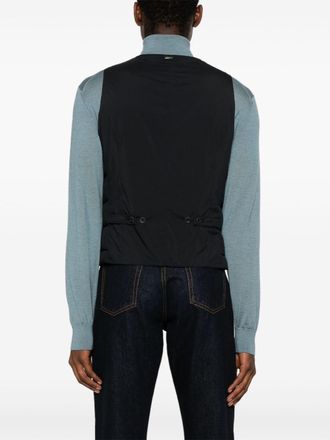 Herno Quilted Down Vest - Black