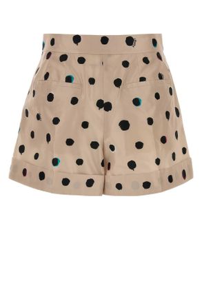 Fendi Womens Printed Taffeta Shorts Mou-26
