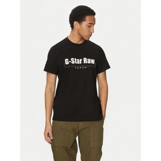 G-Star T-Shirt Symbols D25970-C336 Schwarz Regular Fit