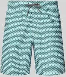 Shiwi Badehose im Allover-Look Modell Hammam Tile