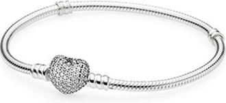 Pandora Damen-Armband 925 Silber Zirkonia weiß 20 cm-590727CZ-20