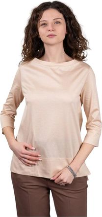Circolo 1901 Femme, Blouses et Chemises, Beige, Taille: 40 FR Blouse Fd3892