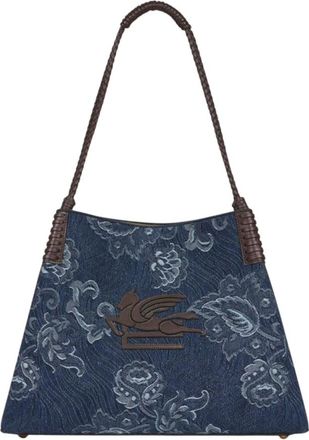 Etro Femme, Sacs, Bleu, Taille: ONE Size Sacs en polyester en composition coton