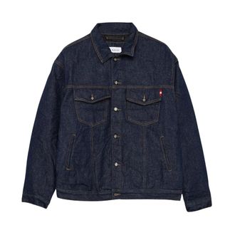 Amish Denim Wash Dry Jacke - - Jackets - Herren - Blau - M