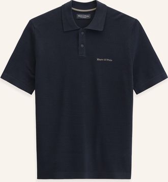 Marc O'Polo Marc Opolo Strick-Poloshirt blau