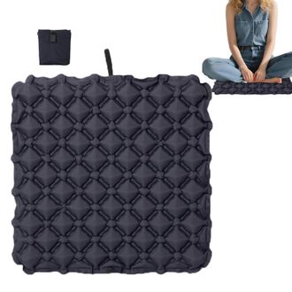 Generico Aufblasbares Sitzkissen | Aufblasbares Sitzkissen, tragbare Matte zum Autofahren, Camping, Stadion, Verwendung im Schlafzimmer, Schreibtisch, LKW