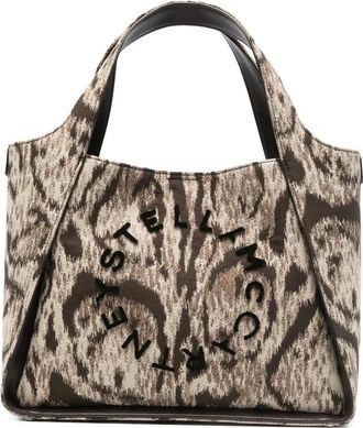 Stella McCartney Femme, Sacs, Brun, Taille: ONE Size Sac fourre-tout bandouli&egrave;re &agrave; logo