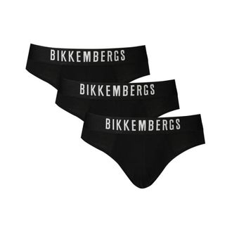 Dirk Bikkembergs Schwarze Baumwollunterw&auml;sche- 3er-Pack- Elastischer Bund - - Underwear - Herren - Schwarzk - S