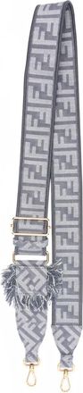 Fendi Strap You Taschenriemen mit Logo-Muster - Blau