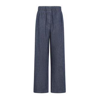 Jil Sander Wide Leg Hose - - Jeans - Damen - Blau - S