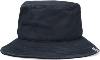 Miharayasuhiro Caps & Mützen - Wide Brim Bucket Hat With Contrasting Embroidered - Gr. ONE SIZE - in Blau - für Damen