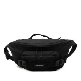 Balenciaga unisex, Pre-owned, Noir, Taille: ONE Size Sac banane en nylon Pre-owned