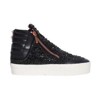 Alexander Smith Hoher Swarovski Kristallverzierter Schuh - - Shoes - Damen - Schwarzk - 35 EU