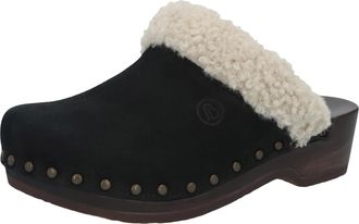 Berkemann Unisex Soft-Toeffler Holzschuh, schwarz, 45 1/3 EU