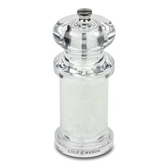 Cole & Mason 505 Salzm&uuml;hle, Acryl, 140mm, Precision+ Keramikmahlwerk, Enth&auml;lt 1 x Salzm&uuml;hle