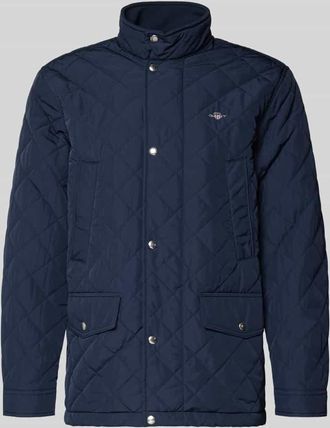 GANT Regular Fit Steppjacke mit Logo-Stitching Modell Windcheater