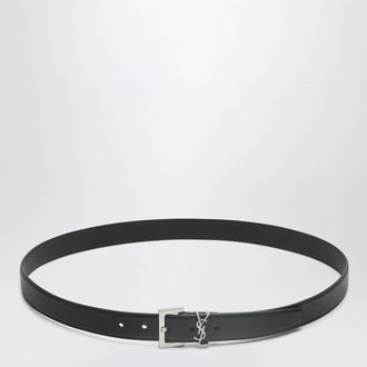 Saint Laurent Cassandre-G&uuml;rtel in Schwarz