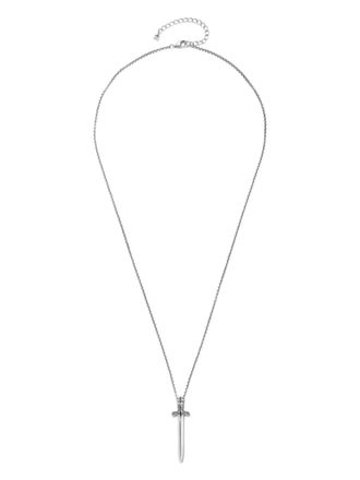 Mateo Bijoux collier &agrave; pendentif &eacute;p&eacute;e - Argent