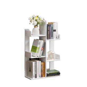 Generic 3-5-stufiges Baum-B&uuml;cherregal, vertikales B&uuml;cherregal, schmales, mehrschichtiges Design spart Platz, for Aufbewahren von B&uuml;chern, CDs und Zeitschrifte